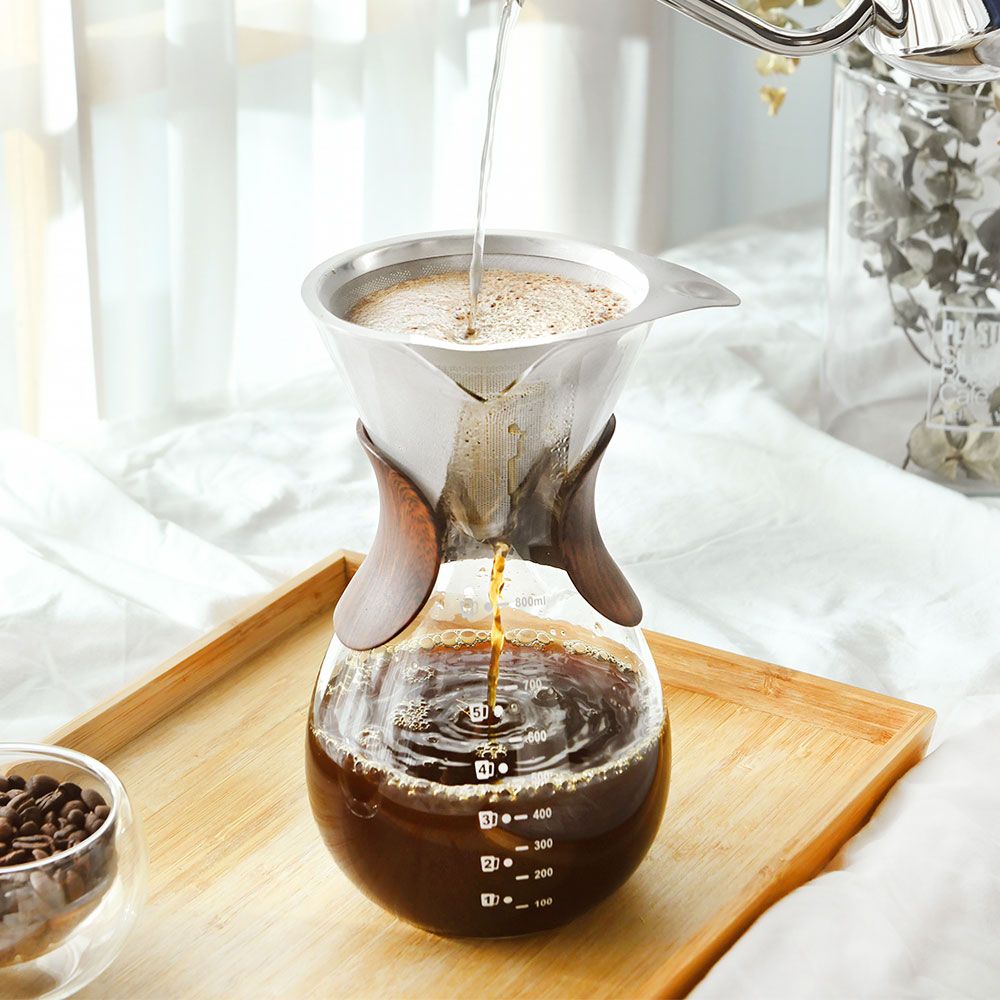 시노글라스 설렉트 스텐필터 커피 핸드드립세트 800ml Wad0672