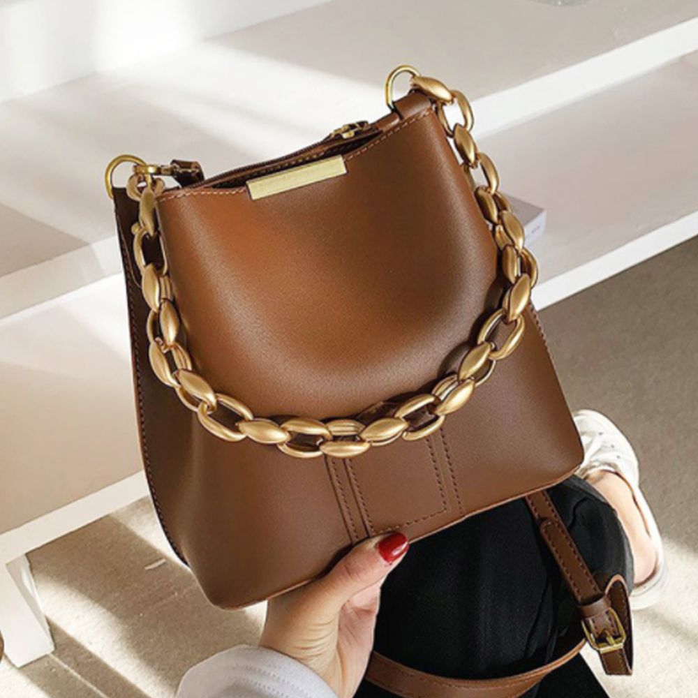 20대 여자 핸드백 체인 가방 데일리 크로스백 브라운 여성 쇼퍼백 여자숄더백 K0g 마니템