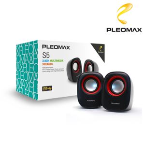 PLEOMAX 플레오맥스 S5 2채널 스테레오 USB 스피커 - 오너클랜