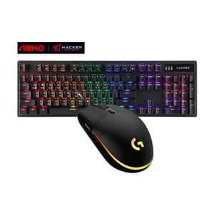 HACKER K560 갈축 + 로지텍 G102IC 기계식 유선세트 - 오너클랜