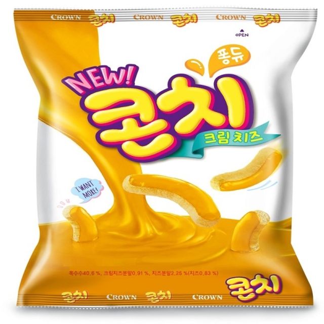 크라운 콘치 크림치즈 66g - 오너클랜