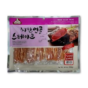 뉴트리오 치킨 연골 스테이크 400g 반려견 애견 간식 - 오너클랜